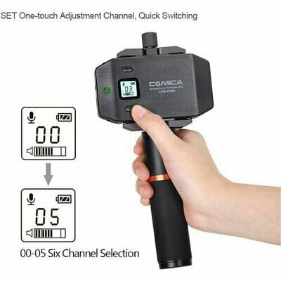 Comica Audio CVM-WS50A Wireless Lavalier Microphone System with ...